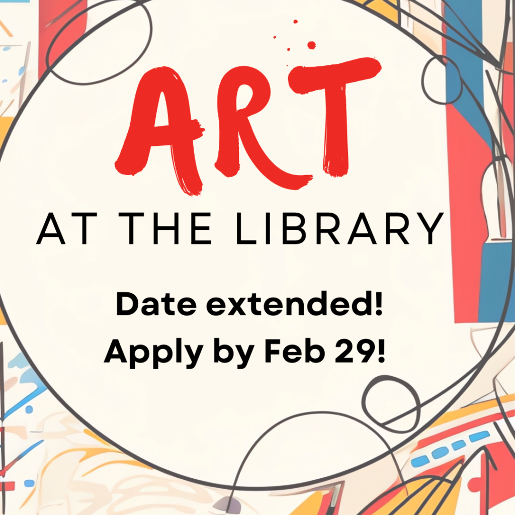 Art in the Library: Deadline Extended! – Winchester Public Library